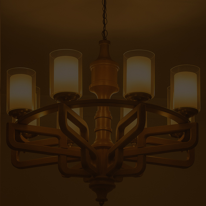 Chandeliers - Checkmark Trading – Wooden Interior Lighting Dubai
