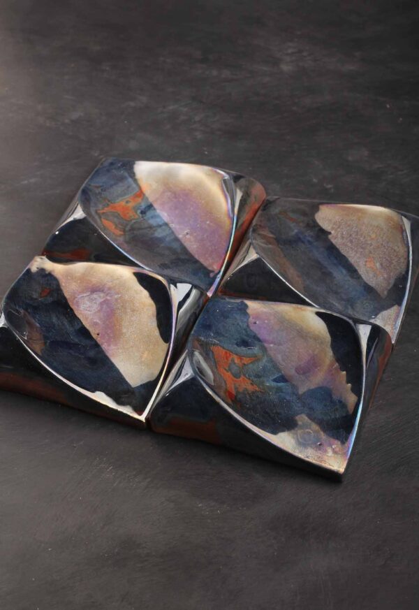 Handcrafted Ceramic Decorative Square Tile: 5 Stunning Flux